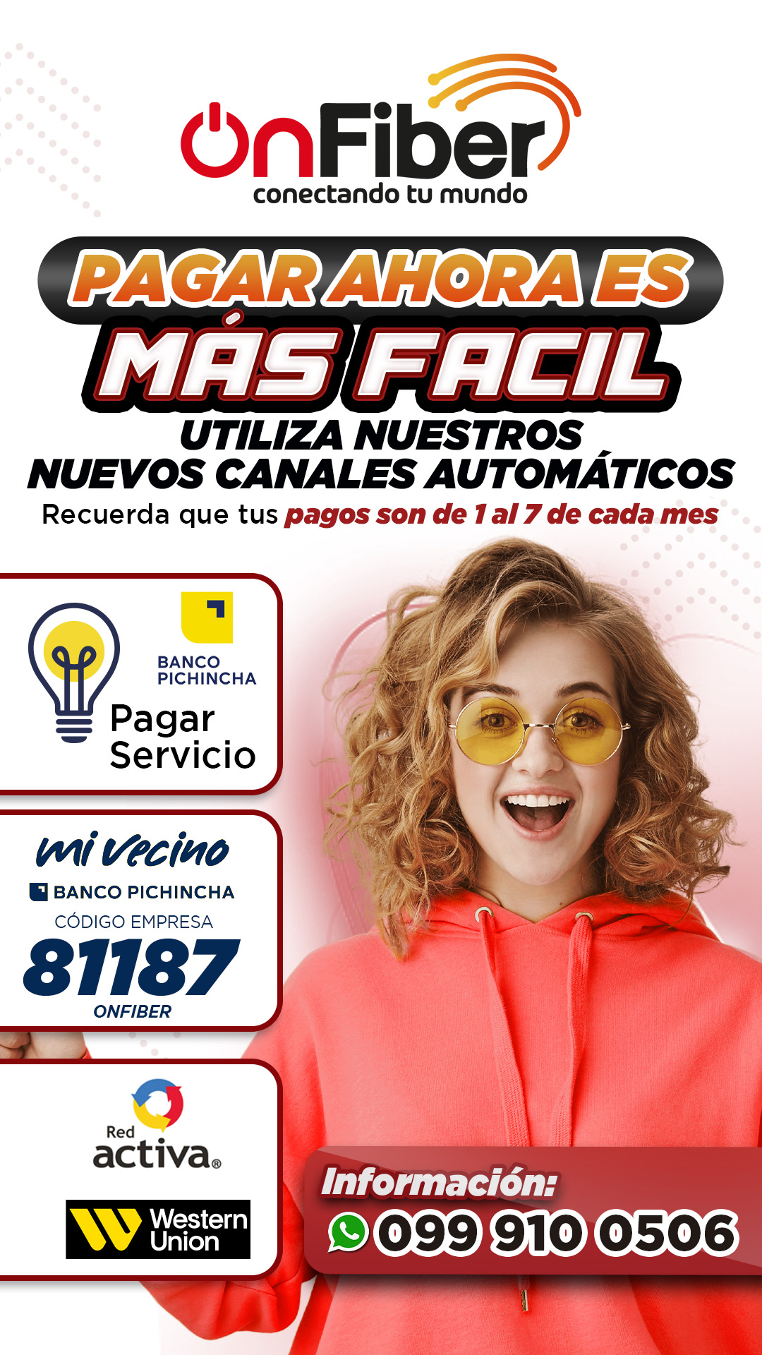 Formas de pago – OnFiber